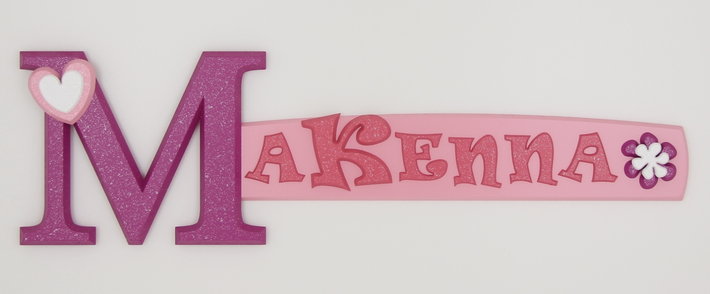 Photo Gallery Of Painted Wooden Name Signs Made By LooseLetters ca Photo Gallery Of Painted Wooden Name Signs Made By LooseLetters ca